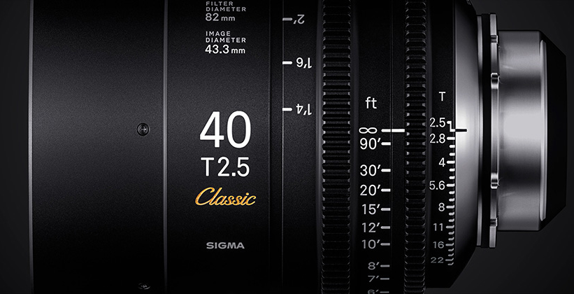 Sigma launches FF Classic Prime Line of Cine Lenses